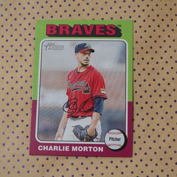 MLB | Toys | Charlie Morton 244 Baseball Card | Poshmark